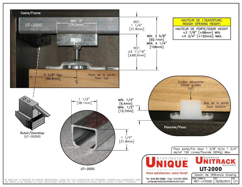 UT-2000 – Systèmes Unitrack