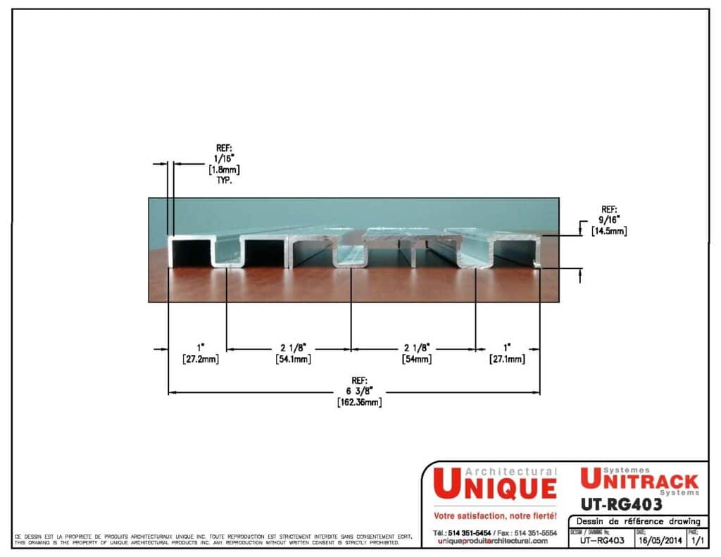 UT-RG403 – Systèmes Unitrack
